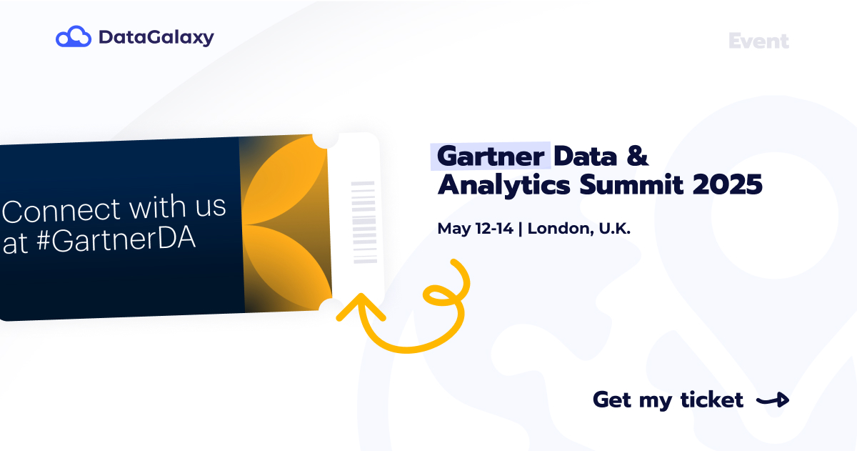 Gartner Data & Analytics Summit London 2025 - DataGalaxy